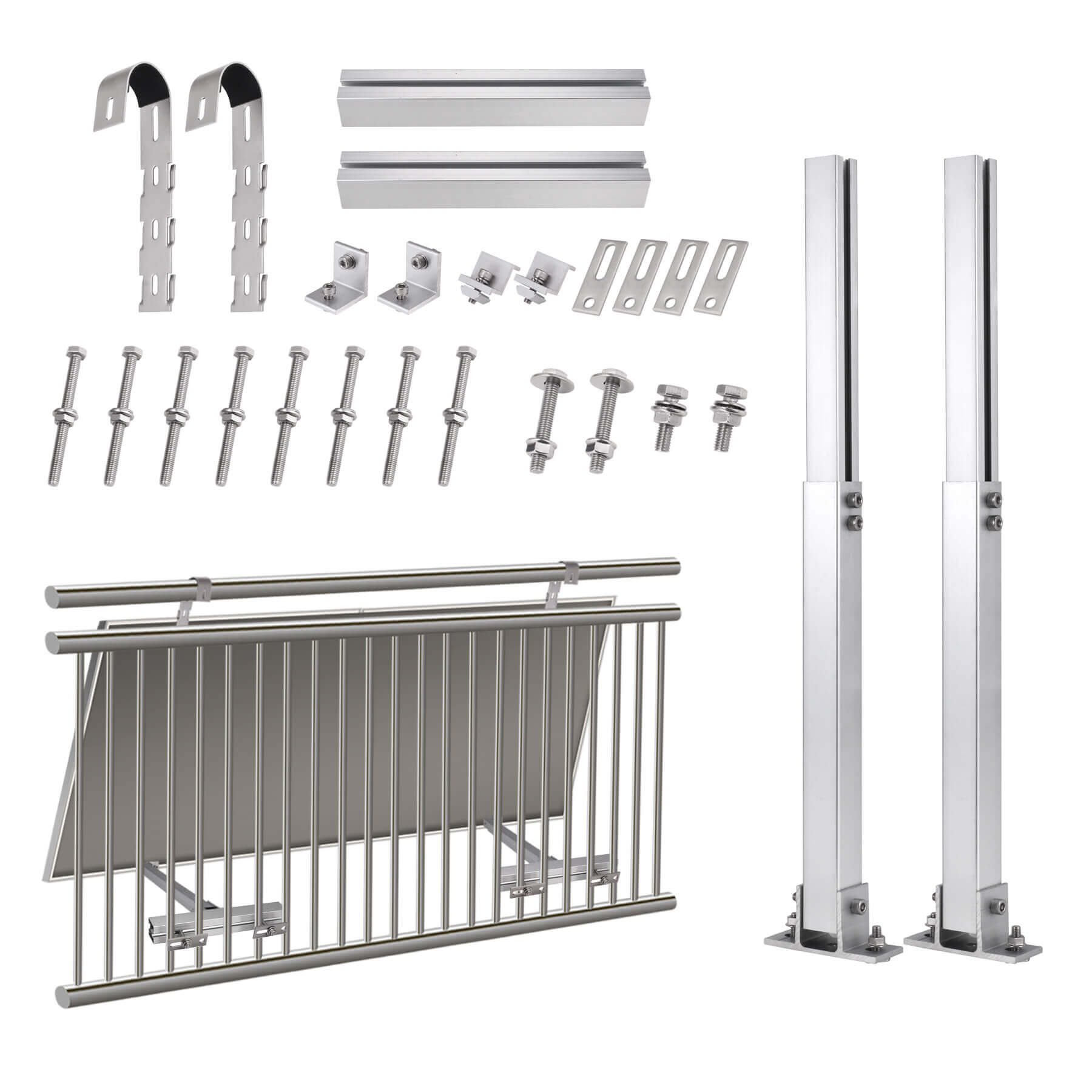 Solar Panel Mounting Brackets for Balcony Balustrades – Evieun